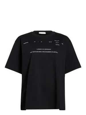 SPORTMAX Sportmax Printed T-shirt With Crystal Embellishments
