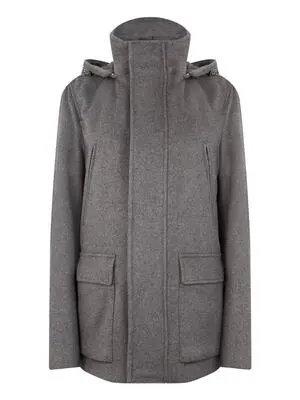 HERNO Herno Hooded Cashmere Coat