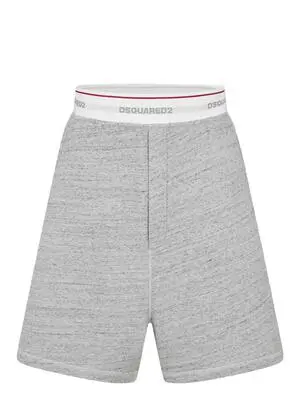 Dsquared2 Fleece Jogger Shorts - Grey