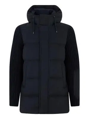HERNO Herno Knitted Hooded Down Coat