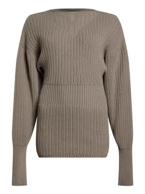 Rick Owens Rick Owens Solid-Color Wool Knitwear Grey