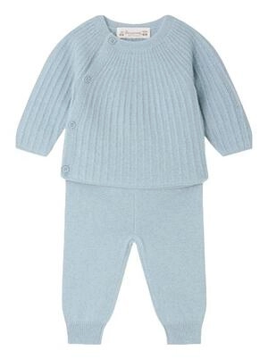 Bonpoint Cashmere Set - Sky