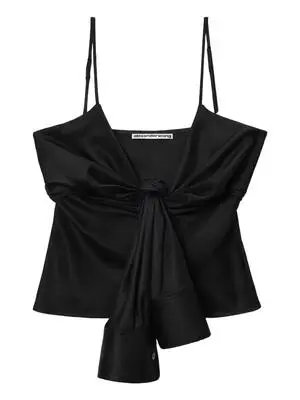 Alexander Wang Knot Detail Camisole - Black
