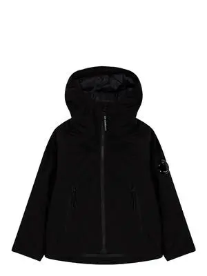 C.P. COMPANY Hooded Jacket With Zippered Pockets - Black