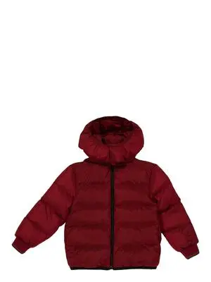 Gucci Gucci Hooded Quilted Jacket Red