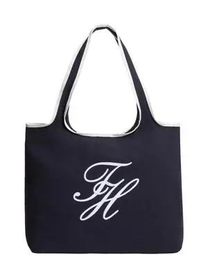 Tommy Hilfiger Embroidered Tote Bag - Black