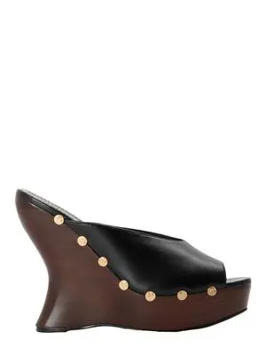 Magda Butrym Wedge Mules - Black
