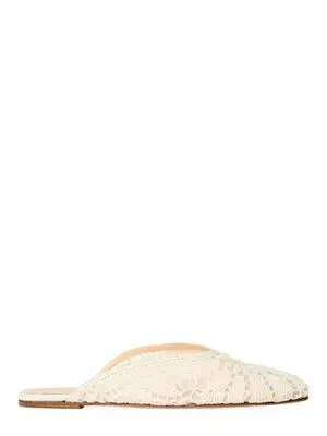Magda Butrym Crochet Mule Slippers - Nude