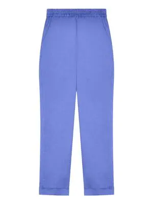 Emporio Armani Elastic Waist Straight Leg Trousers - No