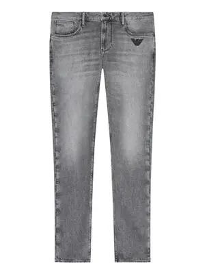 Emporio Armani Straight Leg Jeans - Grey