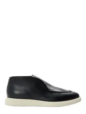 Hugo Boss Boss Black Leather Chukka Boots - Blue
