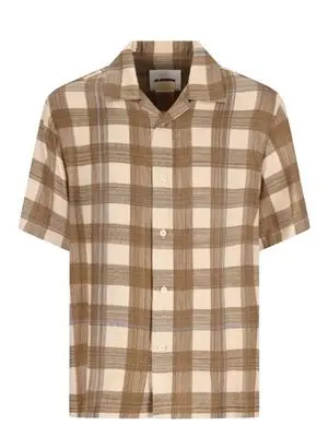 JIL SANDER Checked Button-up Shirt - Multi