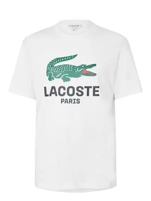 Lacoste Crewneck Shortsleeve Tshirt - White