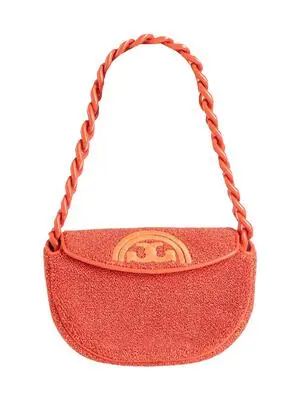 Tory Burch Woven Flap Bag - Red