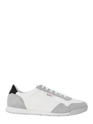 Hugo Boss Low Top Athletic Sneakers - White
