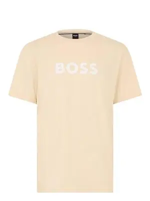 HUGO BOSS Light Apricot Crewneck Shortsleeve Top