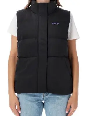 Patagonia Sisar High Collar Down Vest - Black