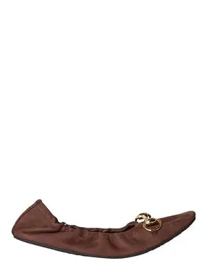 Gucci Horsebit Ballerinas - Red