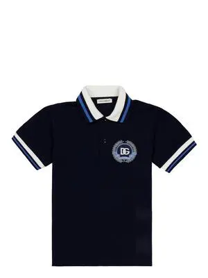 Dolce & Gabbana Shortsleeve Polo Shirt - Black