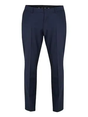 Hugo Boss Boss Straight Leg Tailored Trousers - Blue