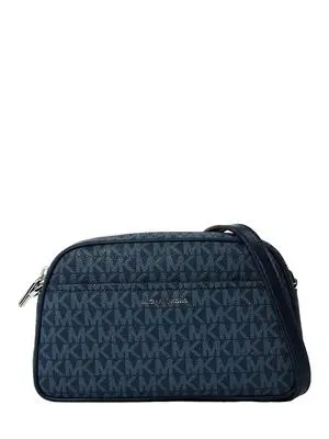 Michael Kors Monogram Camera Bag - Blue