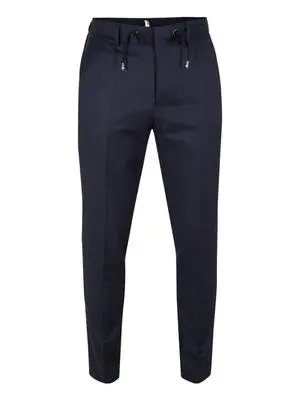 Hugo Boss Boss Straight-leg Trousers - Blue