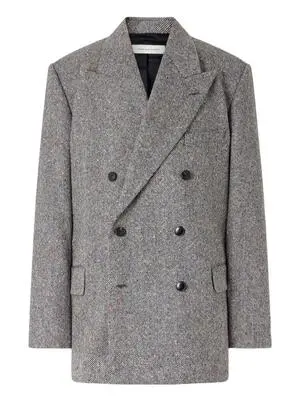Dries Van Noten Double-breasted Blazer - Grey
