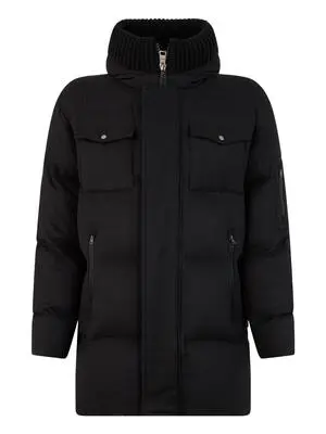 Herno Quilted Padded Coat - Black