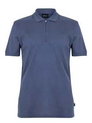 Hugo Boss Casual Versatile Shortsleeve Top - Blue