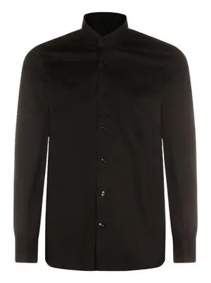 MAZZARELLI Slim Fit Shirt - Black