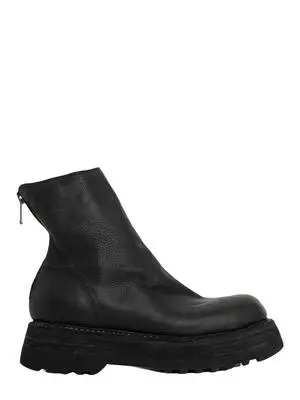 Guidi Zippered Calf Leather Boots - Black