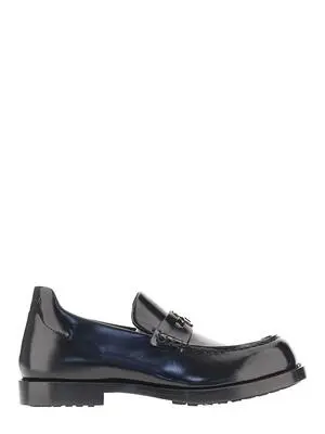 Balenciaga Spazzolato Leather Loafers - Black
