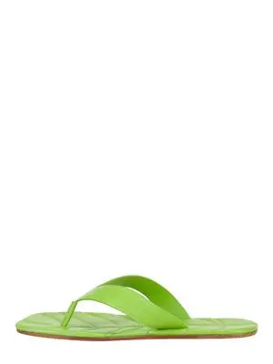 JW Anderson Leaf Slide Sandals - Lime