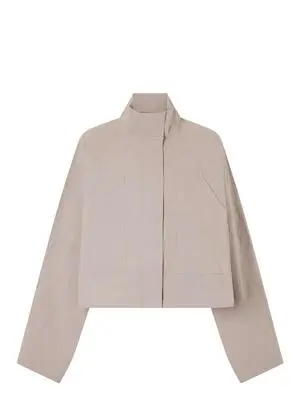ST. AGNI Organic Stretch-cotton Jacket - Beige