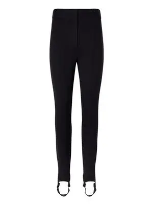 Veronica Beard Landren Ecovero Ponte Slim-leg Stirrup Pants - Black