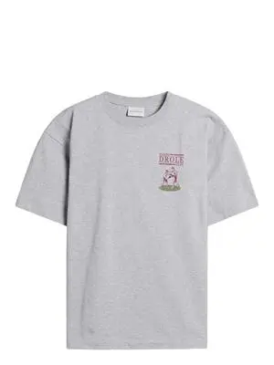 Drole De Monsieur Drôle Boxers T-shirt - Heather Grey