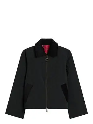 Barbour Reversible Diamond-quilted Casual Jacket - Black/cardinal