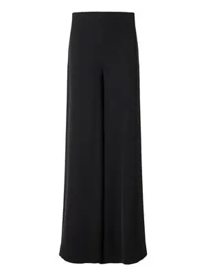 ANDRES OTALORA Espacio Fiel Wide-leg Crepe Pants - Black