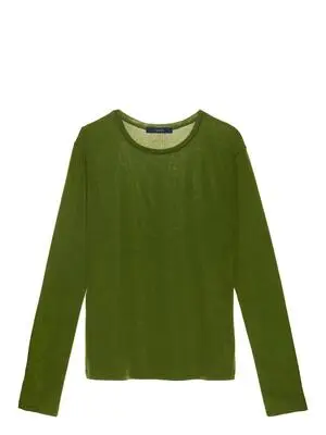 Araks Araks Sabine Long Sleeve Top In Moss Green