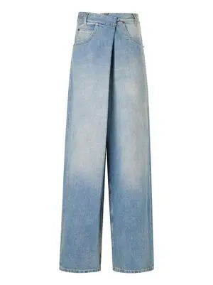 MAISON MARGIELA High-rise Wide-leg Jeans - Blue