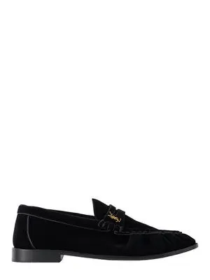 Saint Laurent Le Loafer 05 Suede Loafers - Black
