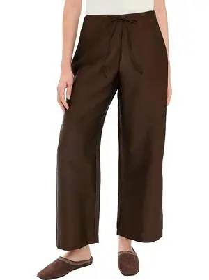 REFORMATION Olina Cropped Pants - Cafe