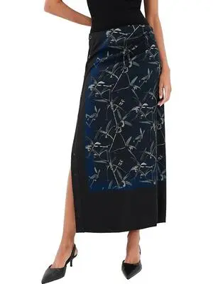 Proenza Schouler Proenza Schouler Anais Printed Skirt Ink Multi
