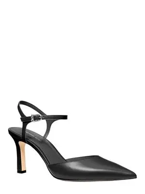 MICHAEL KORS MICHAEL Michael Kors Amara Leather Mid Heel Pump