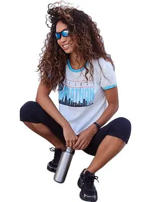 The Original Retro Brand Original Retro Brand Marathon Graphic Ringer Tee Chicago