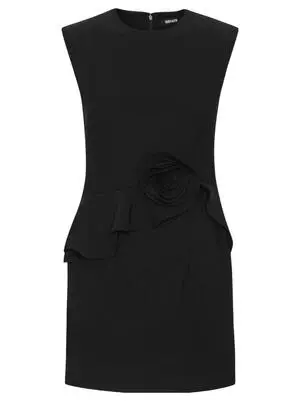 ROTATE BY BIRGER CHRISTENSEN ROTATE BY BIRGER CHRISTENSEN Rose Peplum Mini Dress Black