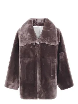 BLANCHA Blancha Straight Merino Shearling Jacket
