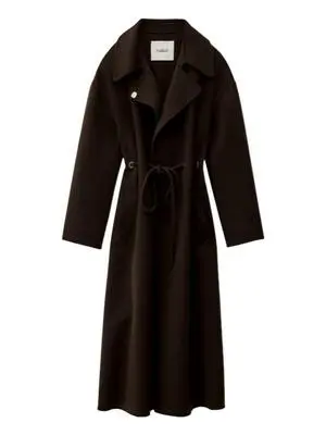 BA&SH Bash Belted Long Sleeve Coat