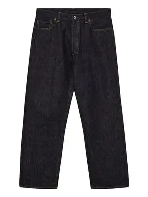 A.PRESSE Wide-leg Washed Denim - Blue