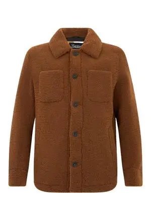 Herno Button-up Coat - Brown